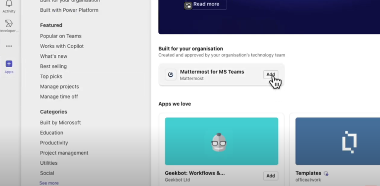 (後編)Microsoft Teamsと連携で、セキュアなチャットツールMattermostがさらに便利に②（基本の設定方法） | aslead Magazine 野村総合研究所（NRI）